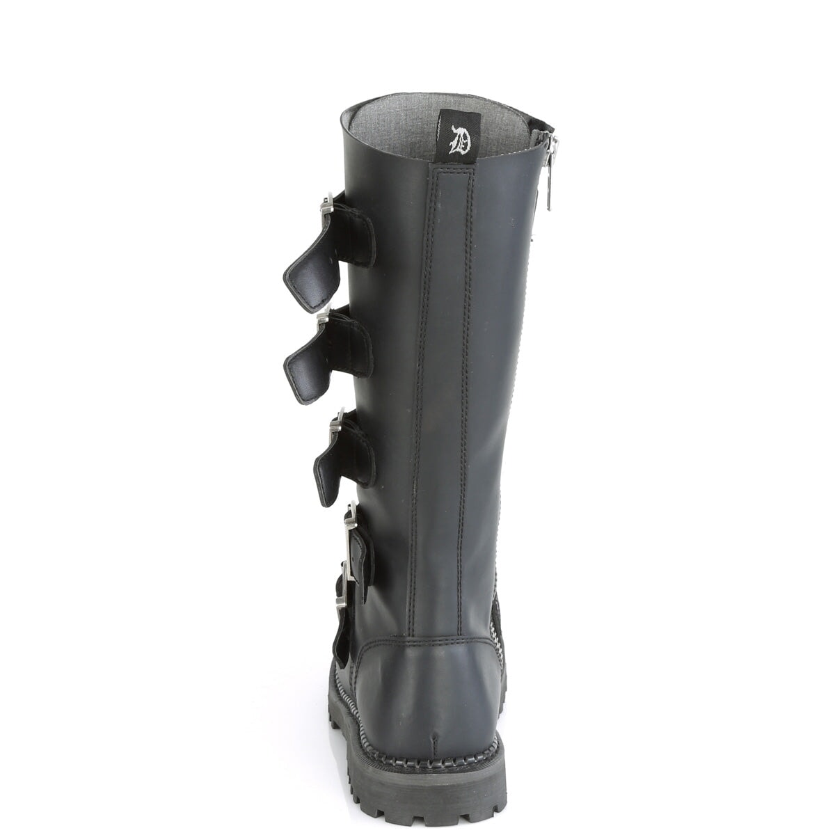 Demonia Riot-18BK Knee Boots | Buy Now at Shoefreaks.ca