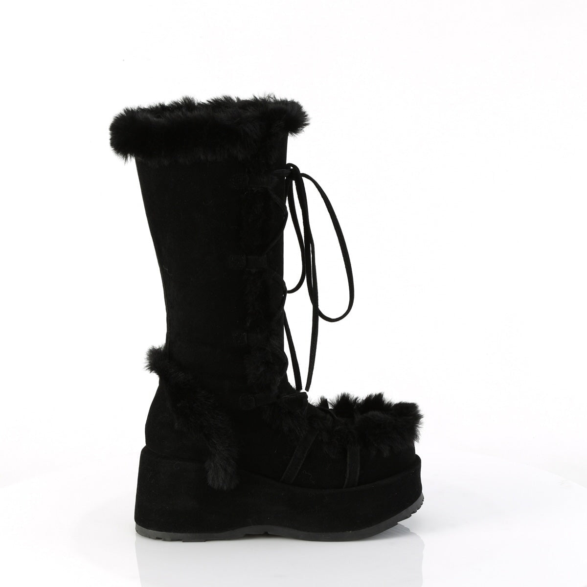 Demonia Cubby-311 Mid Calf Boots | Buy Now at Shoefreaks.ca