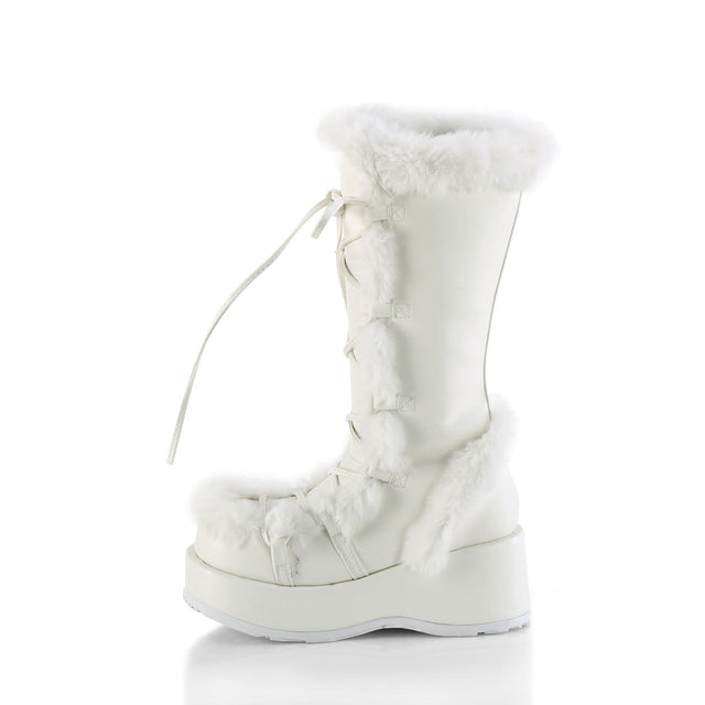 Demonia Cubby-311 Mid Calf Boots | Buy Now at Shoefreaks.ca