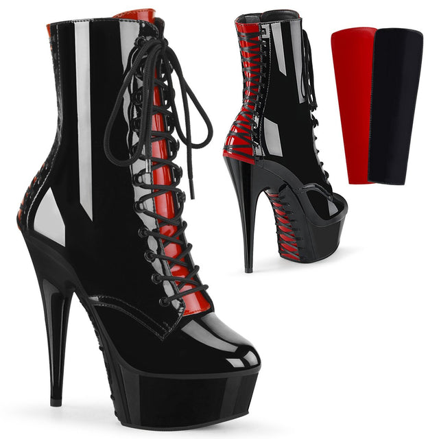 Pleaser Delight-1020FH Ankle Boots | Buy Now at Shoefreaks.ca
